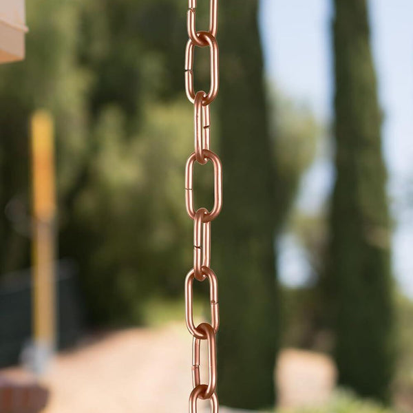 Modern Black Powder Coated Aluminum Rain Chains | Monarch Abode