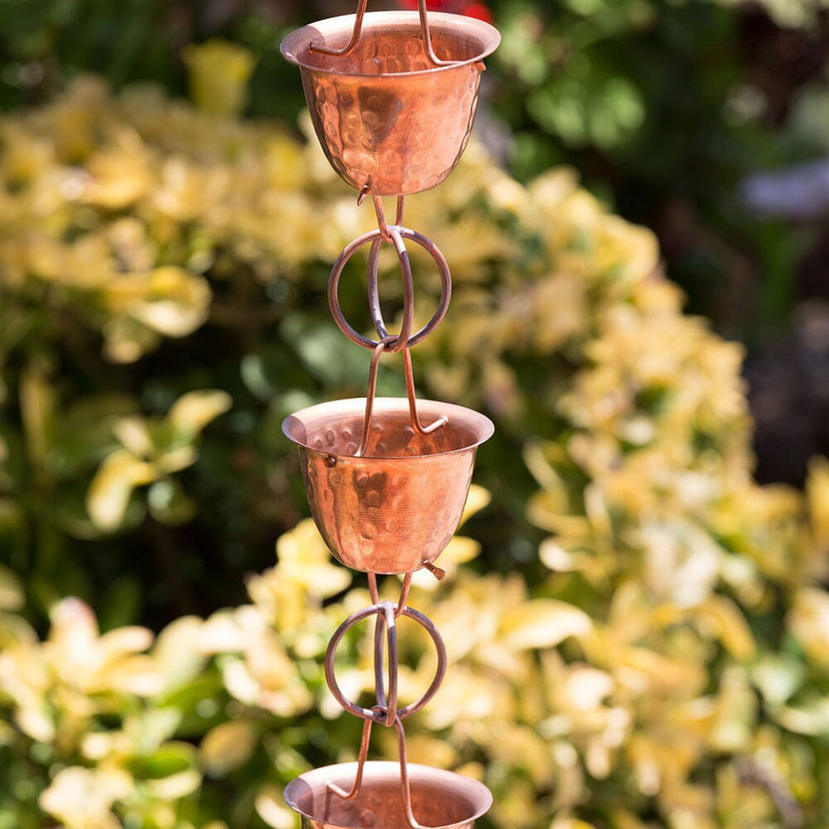 Pure Copper Rain Chains Downspout Gutter Replacement | Monarch Abode