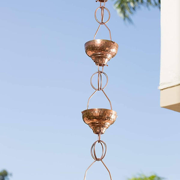 Copper Rain Chains | Monarch Abode